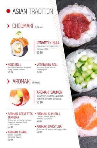 Menu moon-sushi | PDF