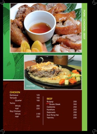 Oriental Resto Menu sample | PDF