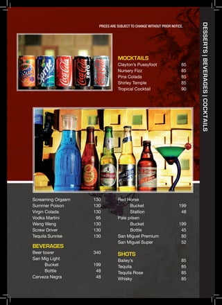 Oriental Resto Menu sample | PDF