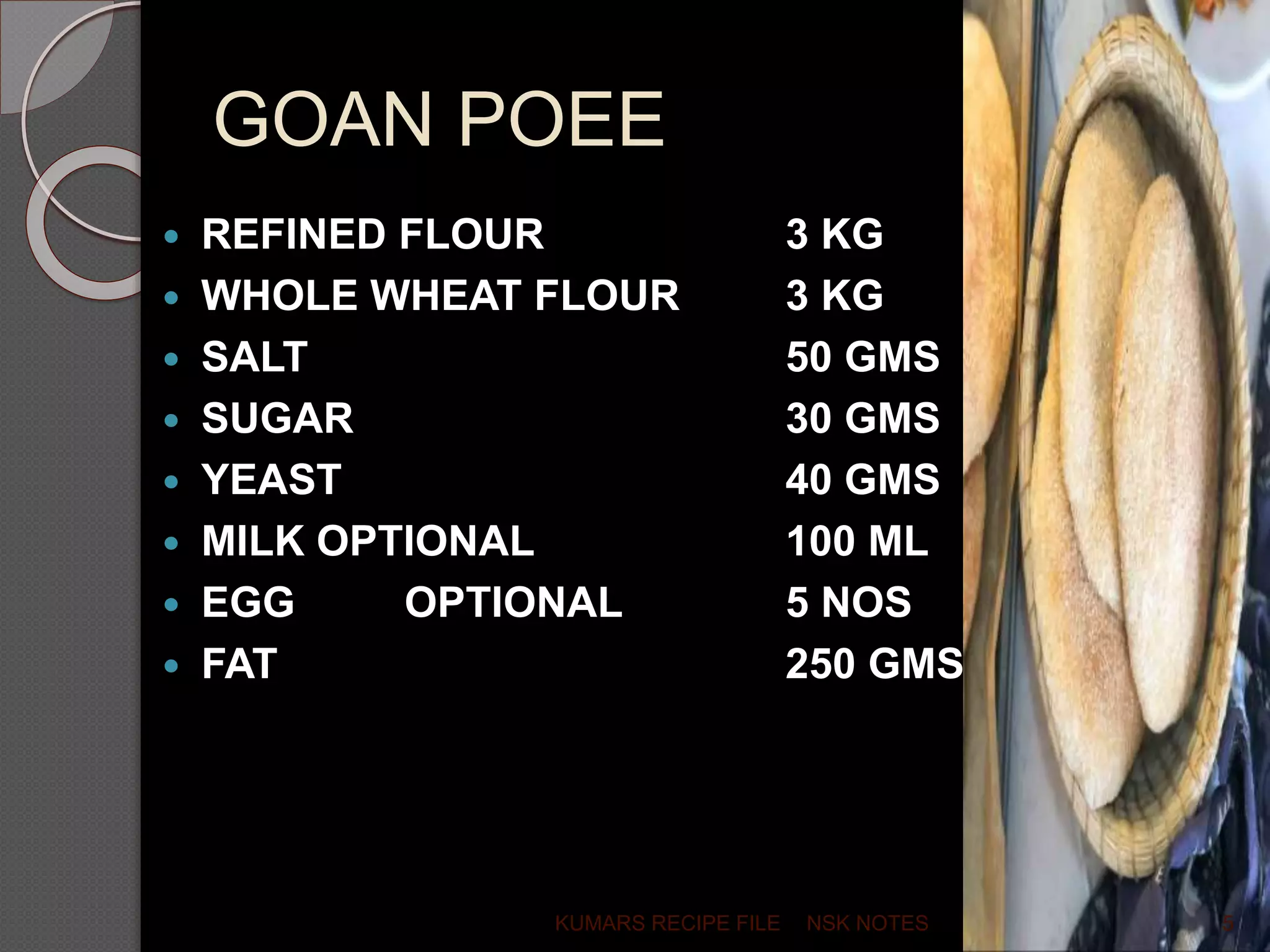 goan menu 2 | PPTX