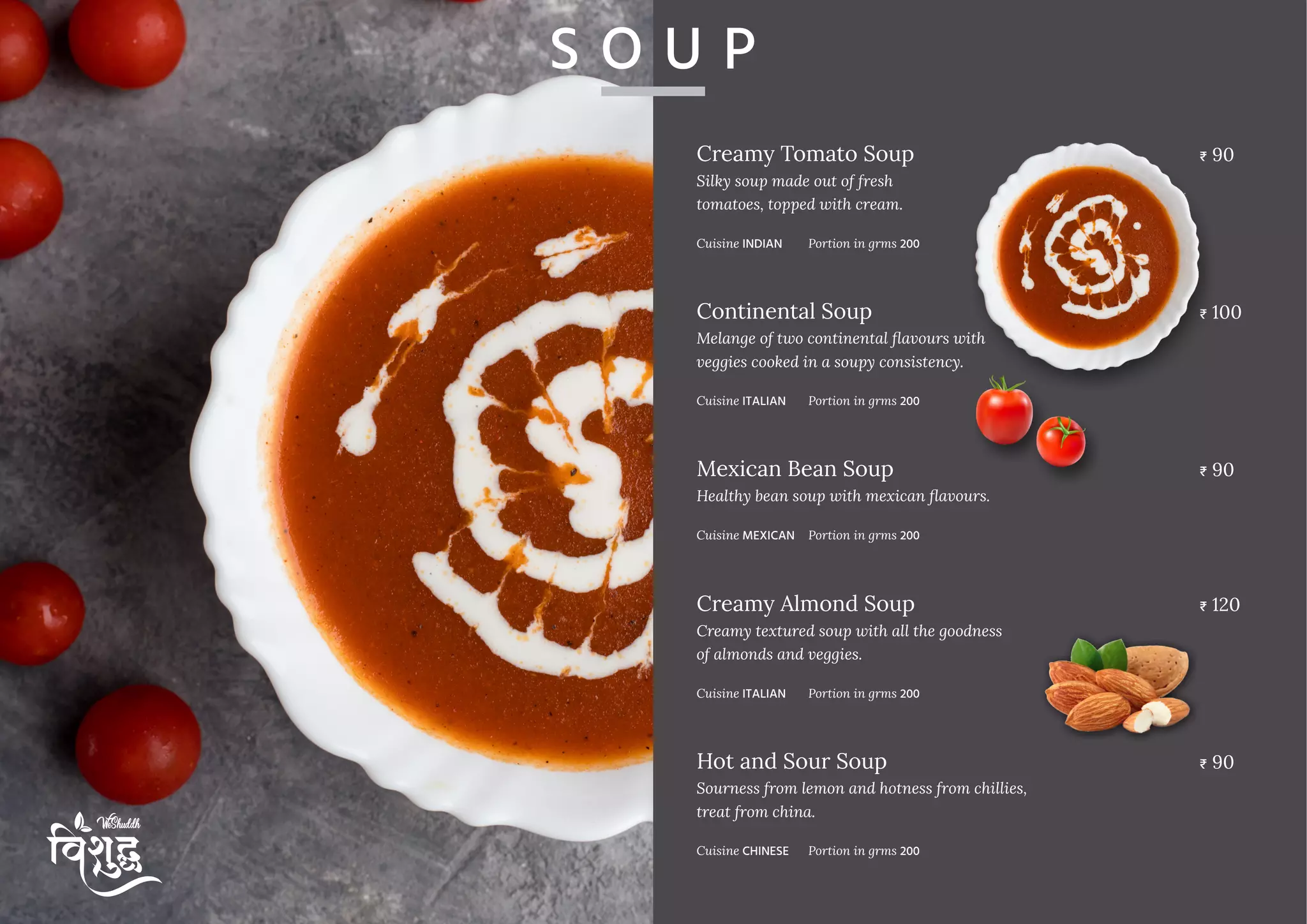 WeShuddh - Pure Jain Food - MENU | PDF