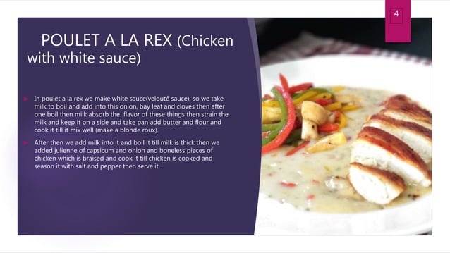 Menu 5 IHM Chennai , 3rd year | PPT