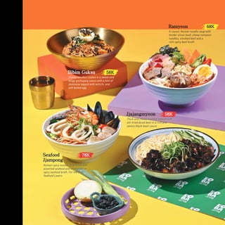 MENU ALA CARTe makanann di koba korean barbeque | PDF