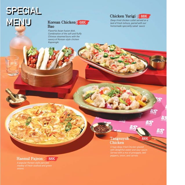 MENU ALA CARTe makanann di koba korean barbeque | PDF