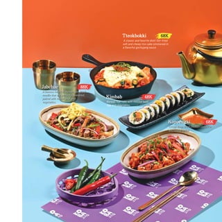 MENU ALA CARTe makanann di koba korean barbeque | PDF