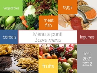 Menu a punti - Score menu | PPT