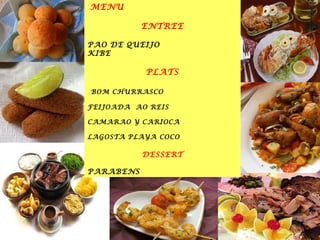 Menu Bem vindo | PPT | Free Download