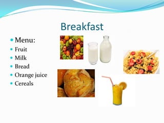 Menu be healthy | PPT