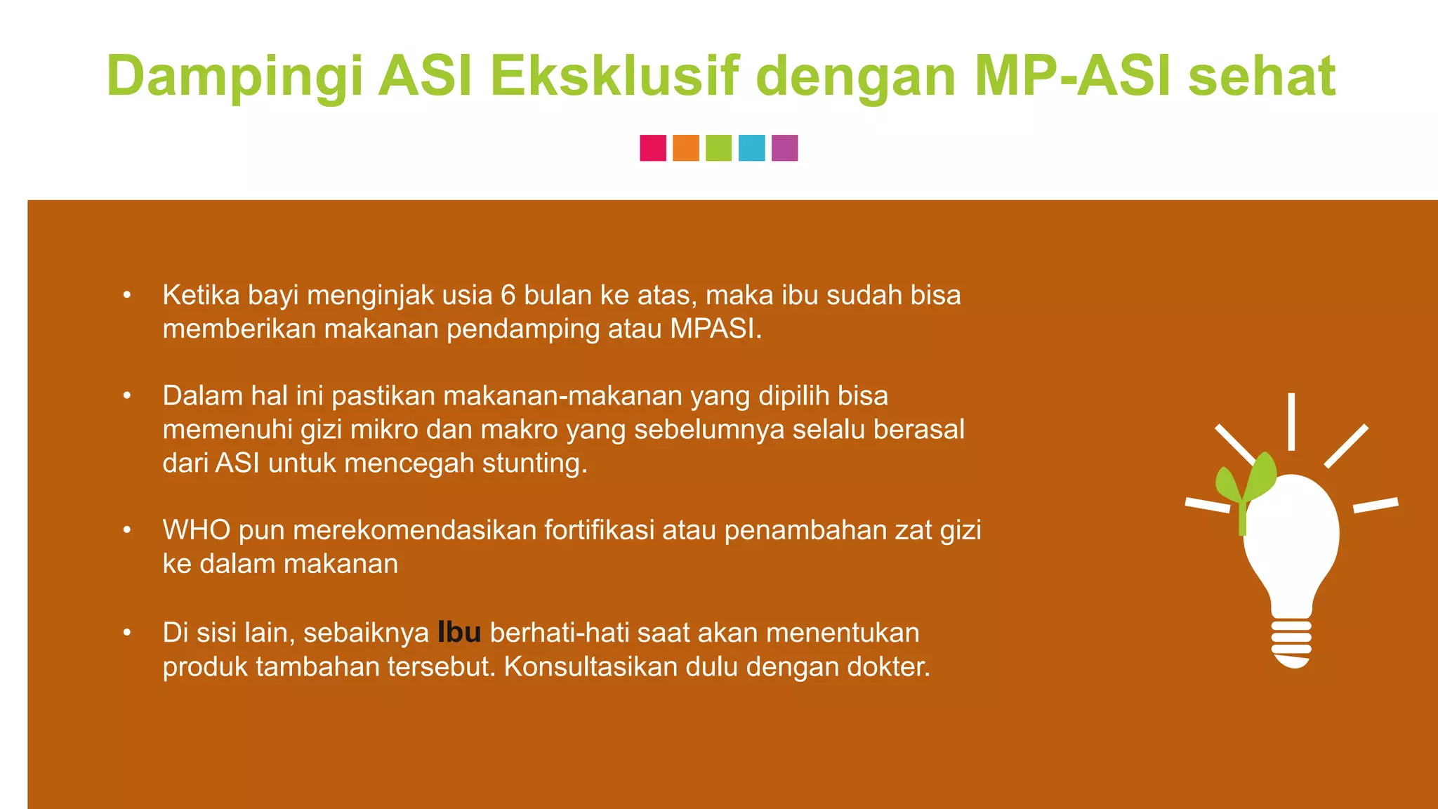 MENU BERGIZI BAGI BADUTA DAN BALITA DALAM UPAYA PENCEGAHAN STUNTING (1 ...