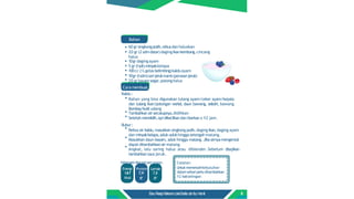 MENU BERGIZI BAGI BADUTA DAN BALITA DALAM UPAYA PENCEGAHAN STUNTING (1 ...