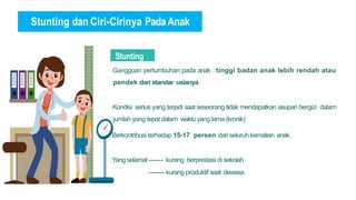 MENU BERGIZI BAGI BADUTA DAN BALITA DALAM UPAYA PENCEGAHAN STUNTING (1 ...