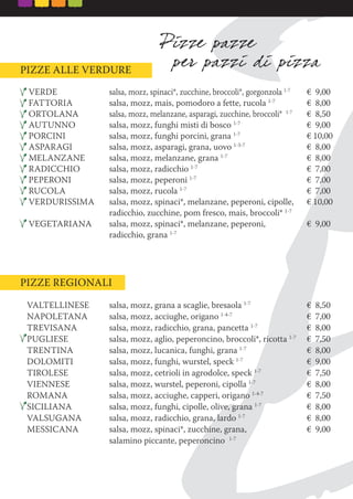 Menu biba's Restaurant & Pizza | PDF
