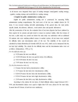 Effects of Reading Instruction Based on Cognitive Academic Language ...