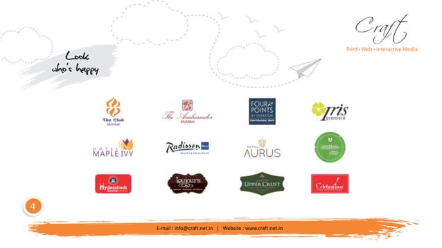 Craft |Hospitality digital marketing|Hospitality designing|Menu card ...