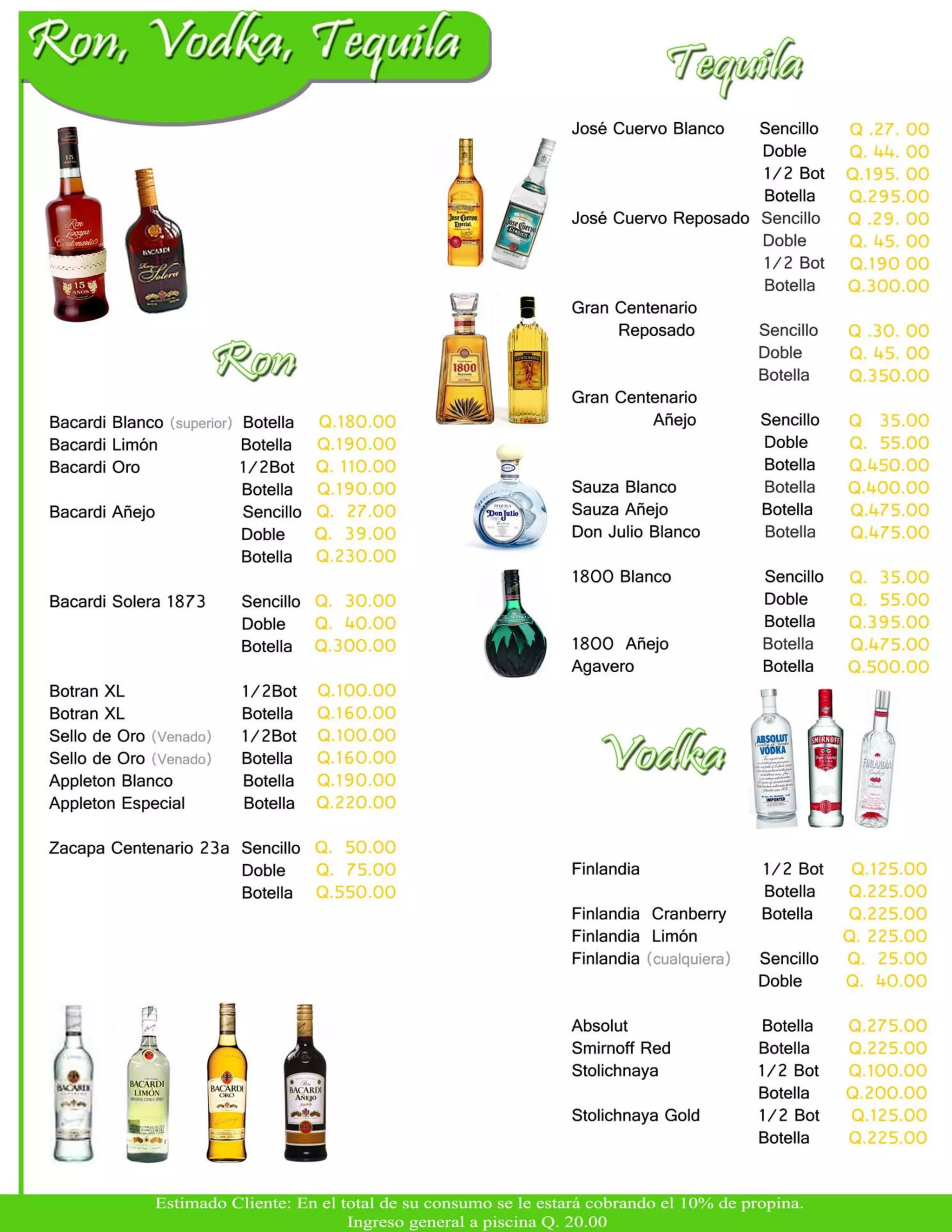 MENU RESTAURANTE HOTEL CHORTI ESQUIPULAS | PDF | Hotels and Motels ...
