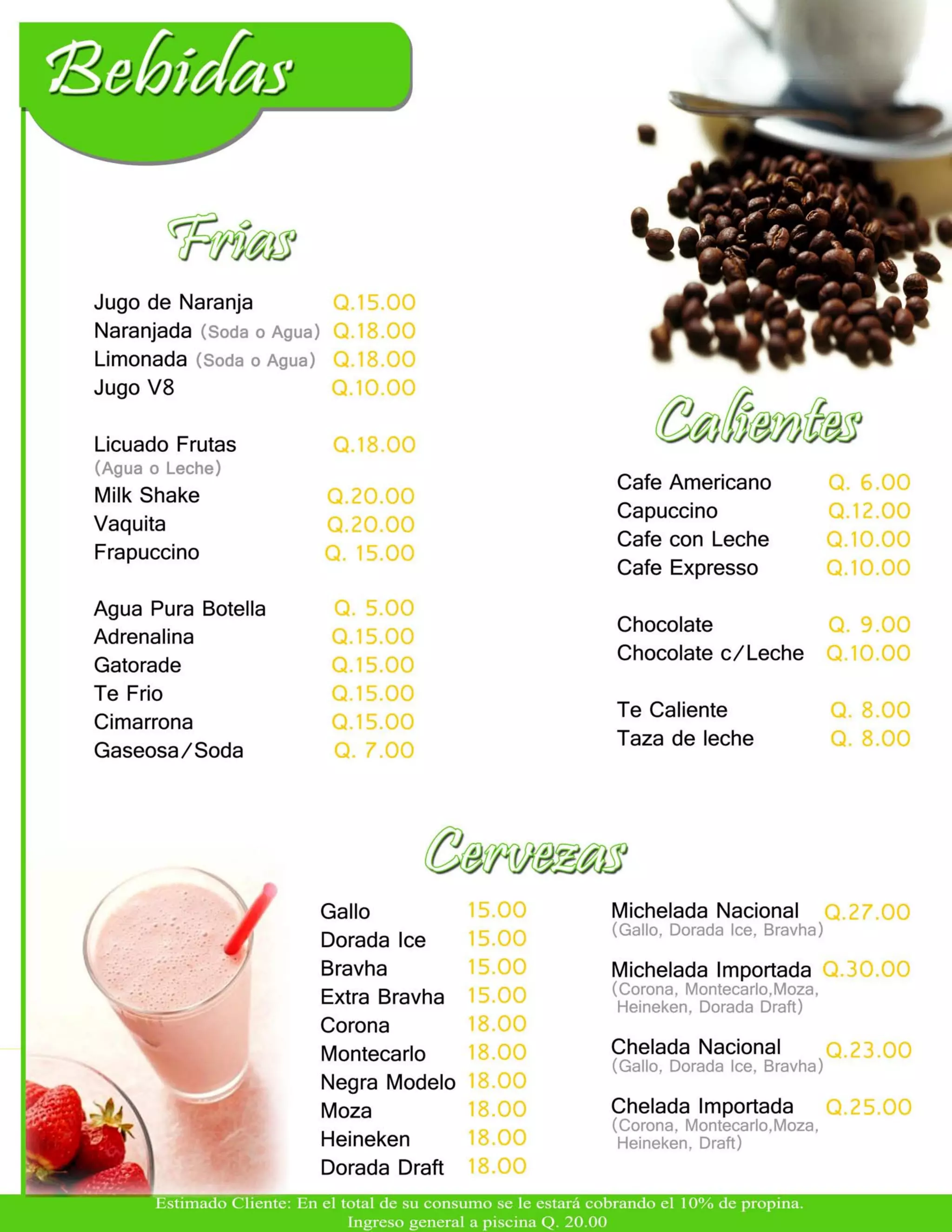 MENU RESTAURANTE HOTEL CHORTI ESQUIPULAS | PDF | Hotels and Motels ...