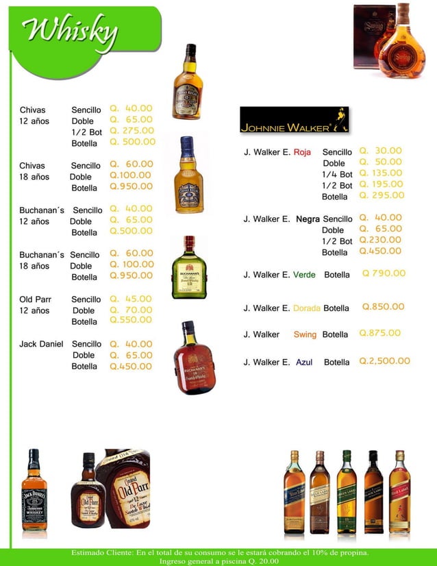 MENU RESTAURANTE HOTEL CHORTI ESQUIPULAS | PDF | Hotels and Motels ...