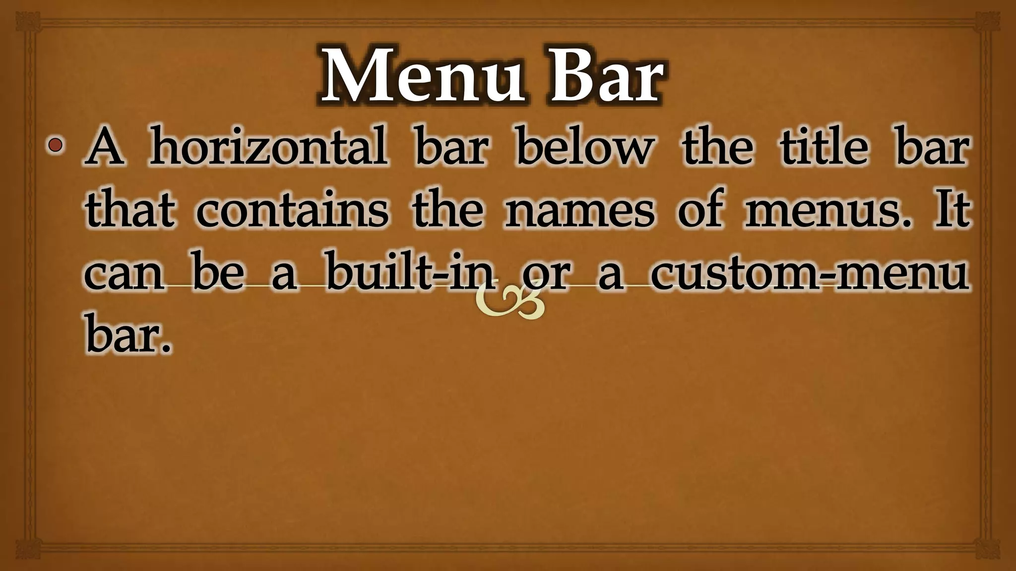 Menu Commands and Toolbars in MS Publisher | PPTX