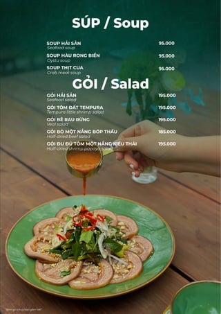 Đà Lạt Xưa Corner Food Menu | PDF