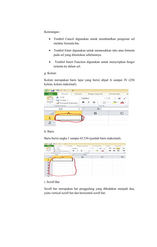 Menu dan ikon microsoft excel 2007 | DOC