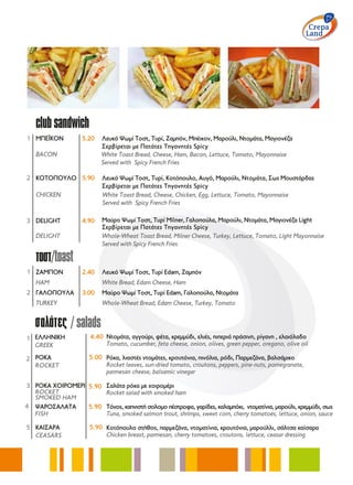 Crepaland delivery menu | PDF