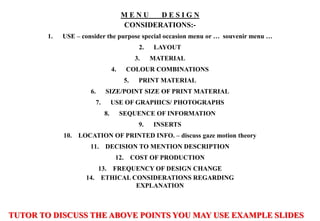 menu design.ppt