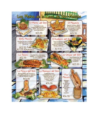 Menu Don Maceta | PDF