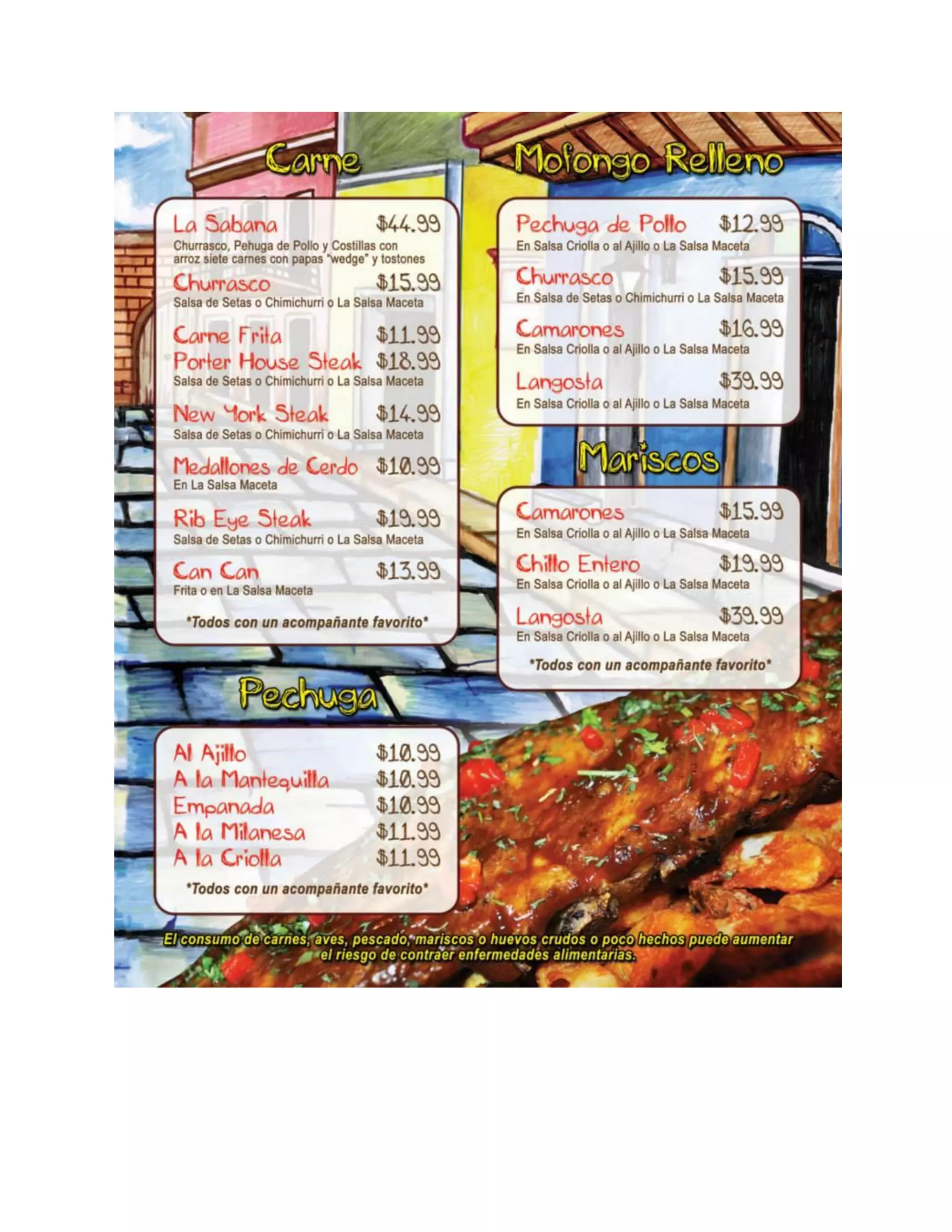 Menu Don Maceta | PDF