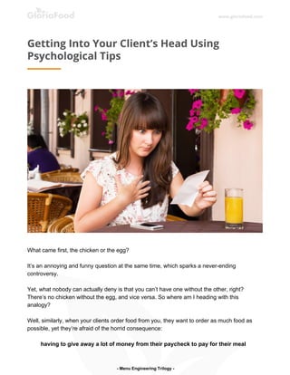 Menu Engineering Trilogy Pdf Pdf