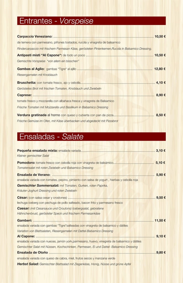 Menu esp aleman-2020 | PDF