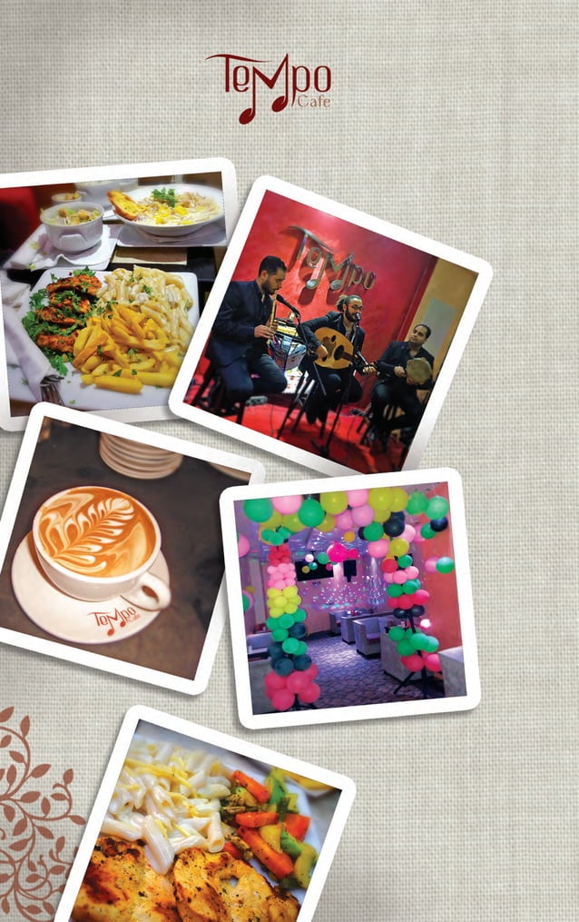 Tempo Cafe Menu | PDF | Free Download