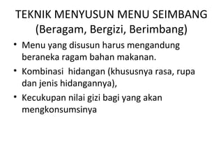 Menu Bergizi Seimbang dan beragam (B2SA).ppt