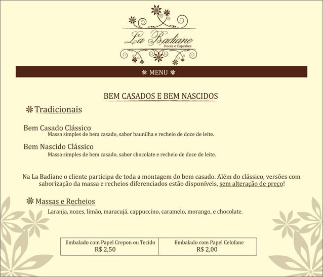 Menu La Badiane | PDF