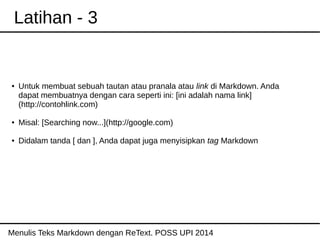 Menulis markdown | PDF