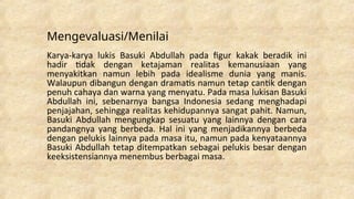 Analisis dan Apresiasi Lukisan "Kakak dan Adik" oleh Basuki Abdullah | PPT