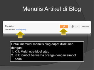Menulis blog | PPTX