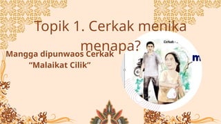 Tata cara menulis cerkak bahasa jawa FTBI | PPTX