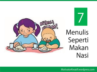 Menulis dan membuat buku kreatif ala guru go blog unj | PPT