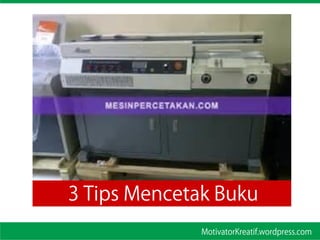 Menulis dan membuat buku kreatif ala guru go blog unj | PPT