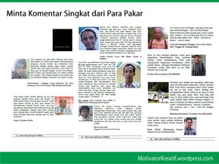 Menulis dan membuat buku kreatif ala guru go blog unj | PPT