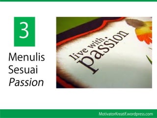 Menulis dan membuat buku kreatif ala guru go blog unj | PPT