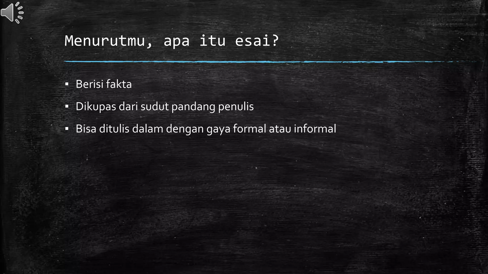 Menulis Esai - Bahasa Indonesia Kelas XII | PPTX