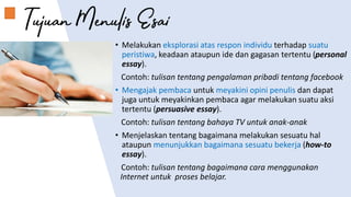 Menulis essay | PDF