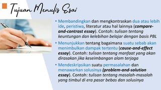 Menulis essay | PDF