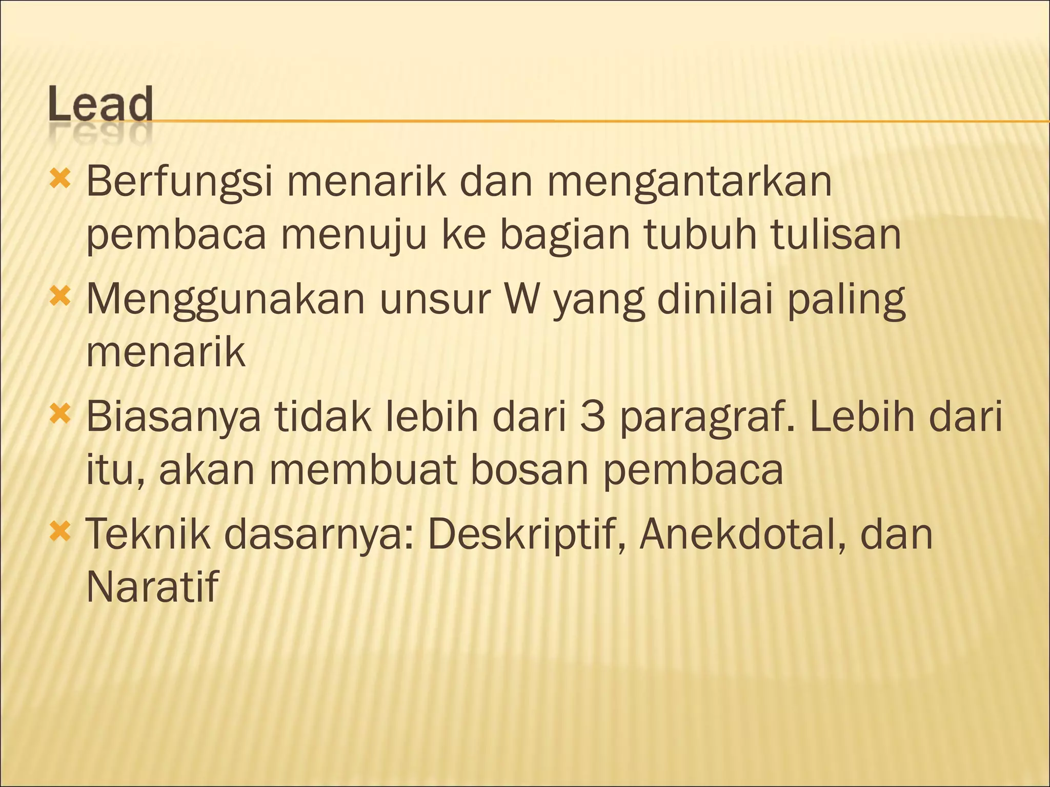 Menulis feature | PDF