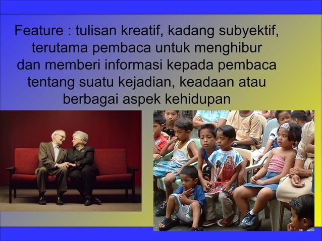 Menulis feature | PPT