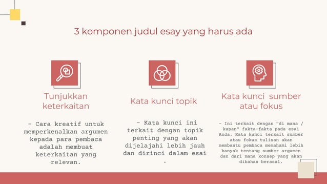 kiat-kiat menulis Judul Esai yang menarik | PPT