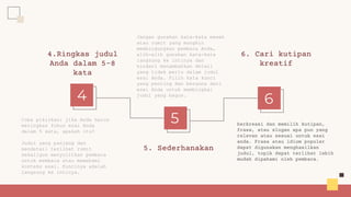 kiat-kiat menulis Judul Esai yang menarik | PPTX
