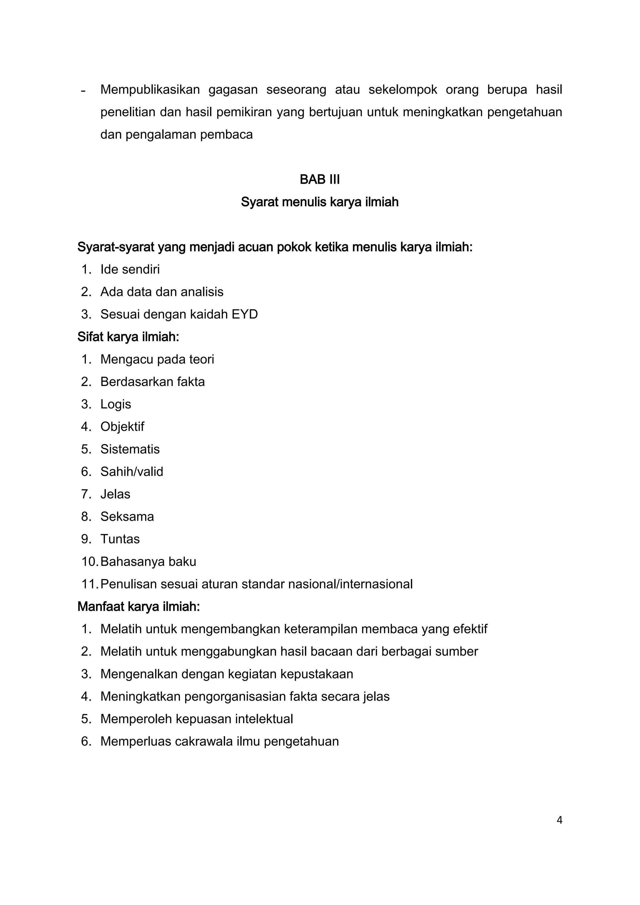 Menulis karya ilmiah Dalman | PDF