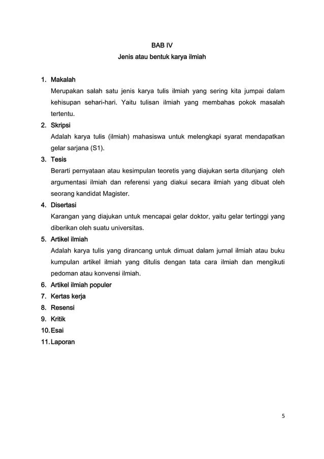 Menulis karya ilmiah Dalman | PDF